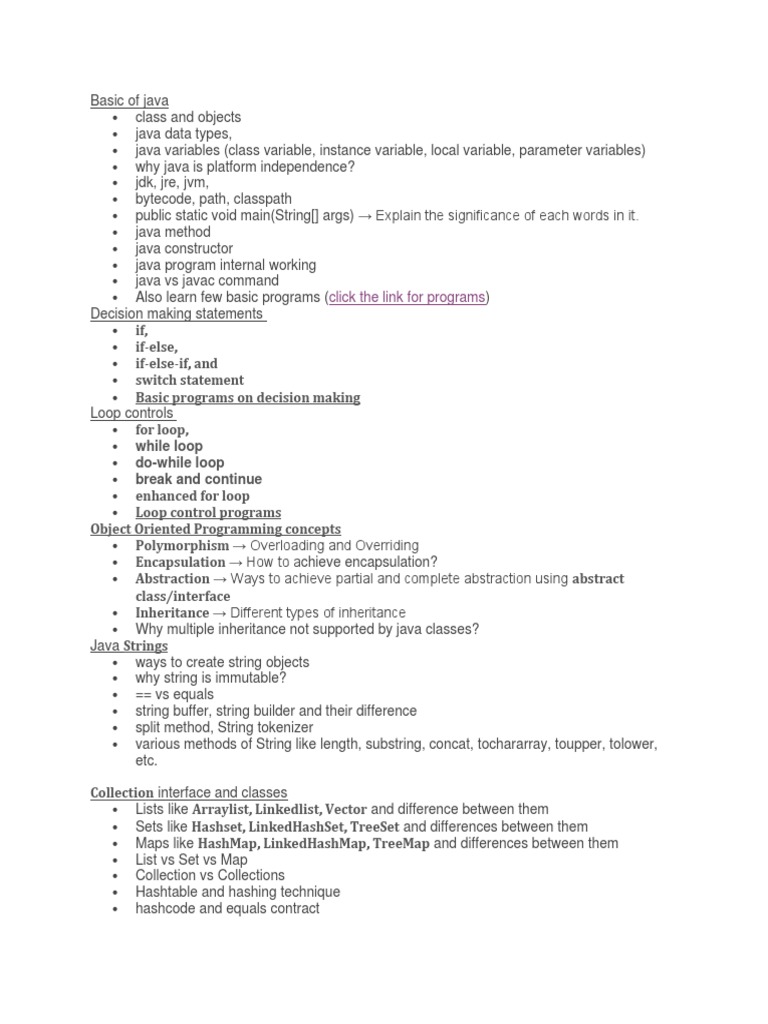 Basic of Java | Download Free PDF | Method (Computer Programming) | Java (Programming Language)