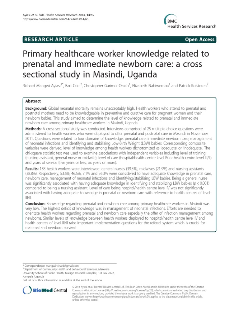 Primary Health Care Workers Manual | PDF | Midwife | Health Professional