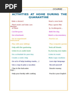 Daily Routine - Vocabulary With Pictures | PDF