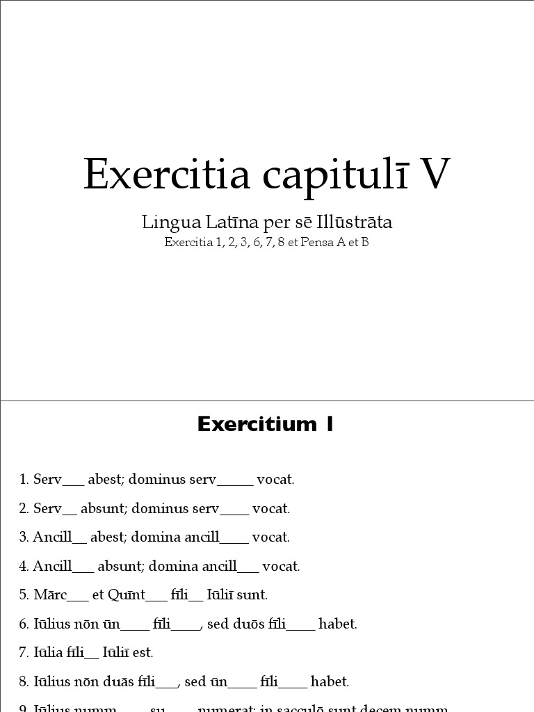 Exercitia Cap V LLPSI | PDF