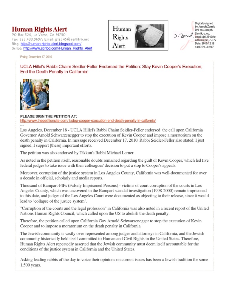 Human Rights Alert | PDF | Capital Punishment | Judge
