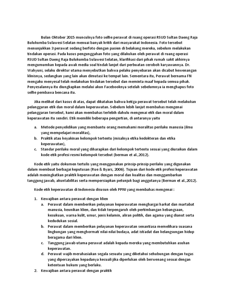 Kasus Kode Etik | PDF