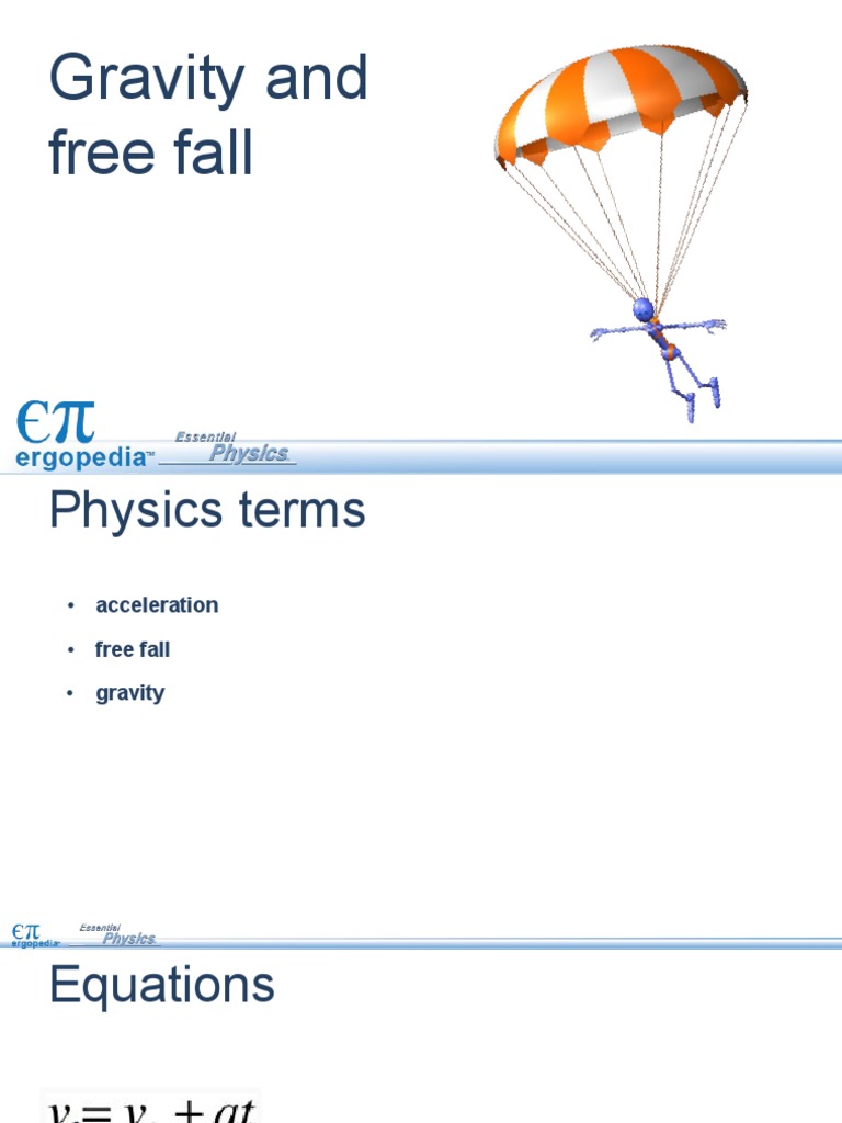 Gravity and Freefall | PDF | Gravity | Velocity