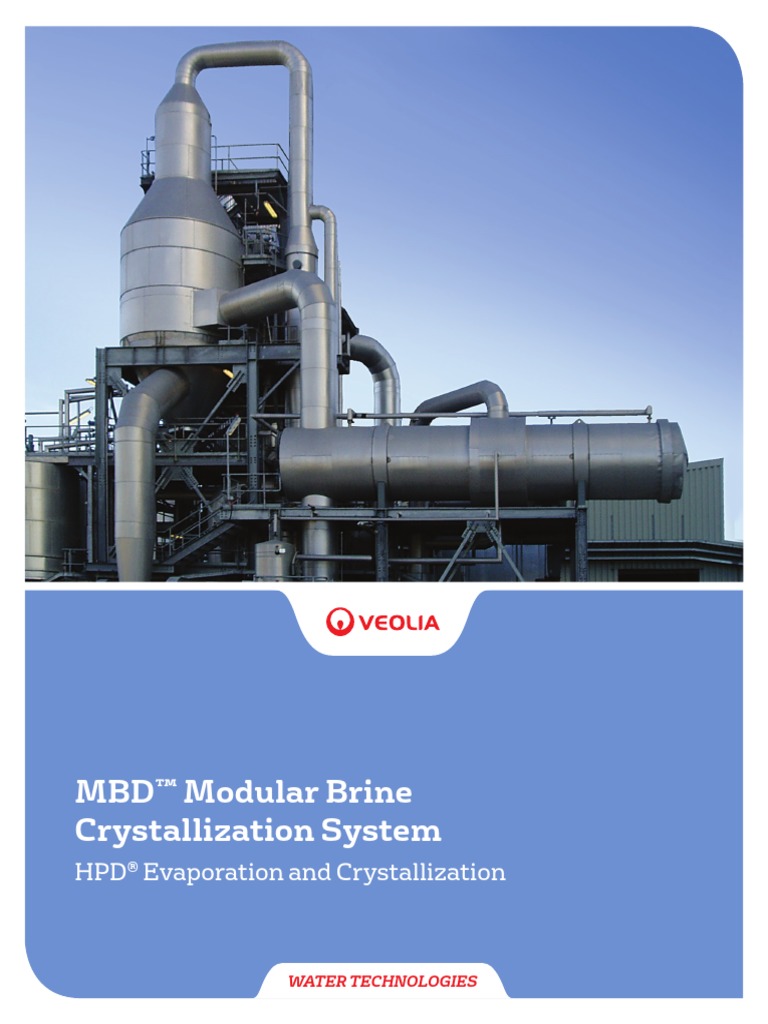 Veolia - MBD Modular Brine Crystallization System | PDF | Pump | Waste