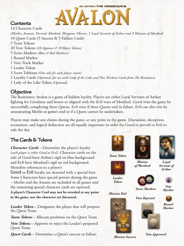Good Evil: Character Cards | PDF