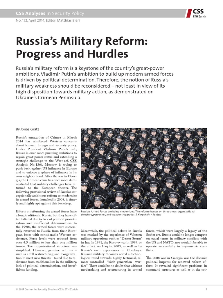 Russia's Military Reform | PDF | Brigade | Russia