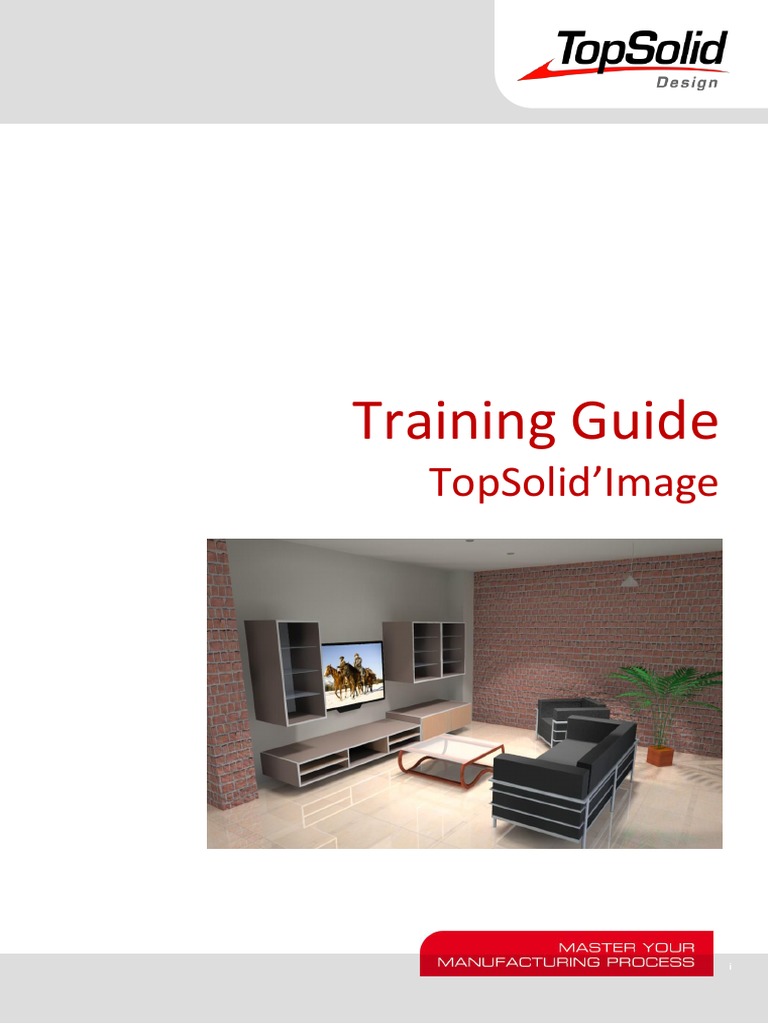Training Guide: Topsolid'Image | PDF | Rendering (Computer Graphics) | Texture Mapping