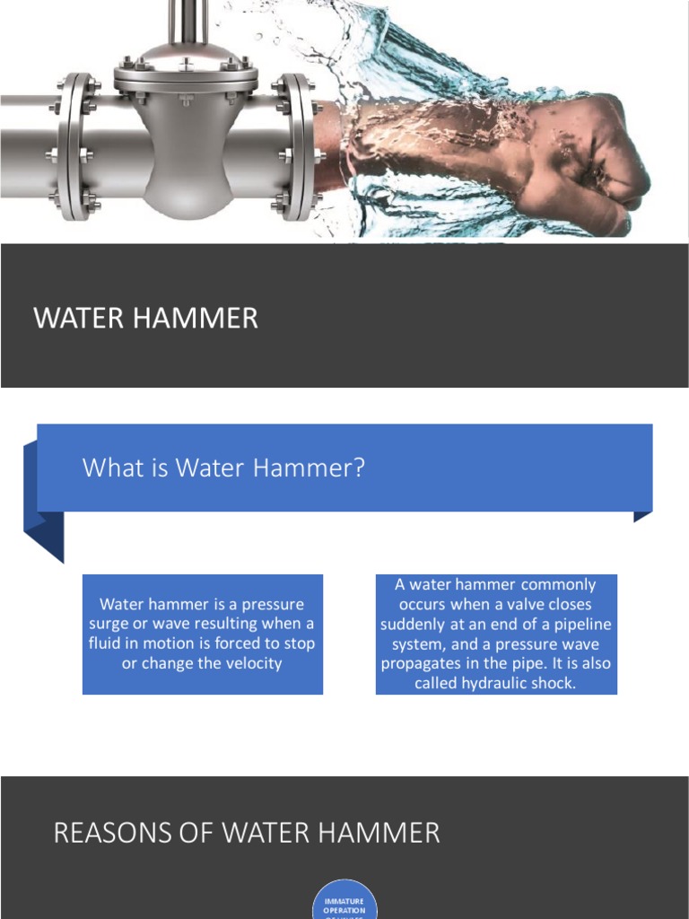 Water Hammer PDF | PDF | Waves | Fluid Dynamics