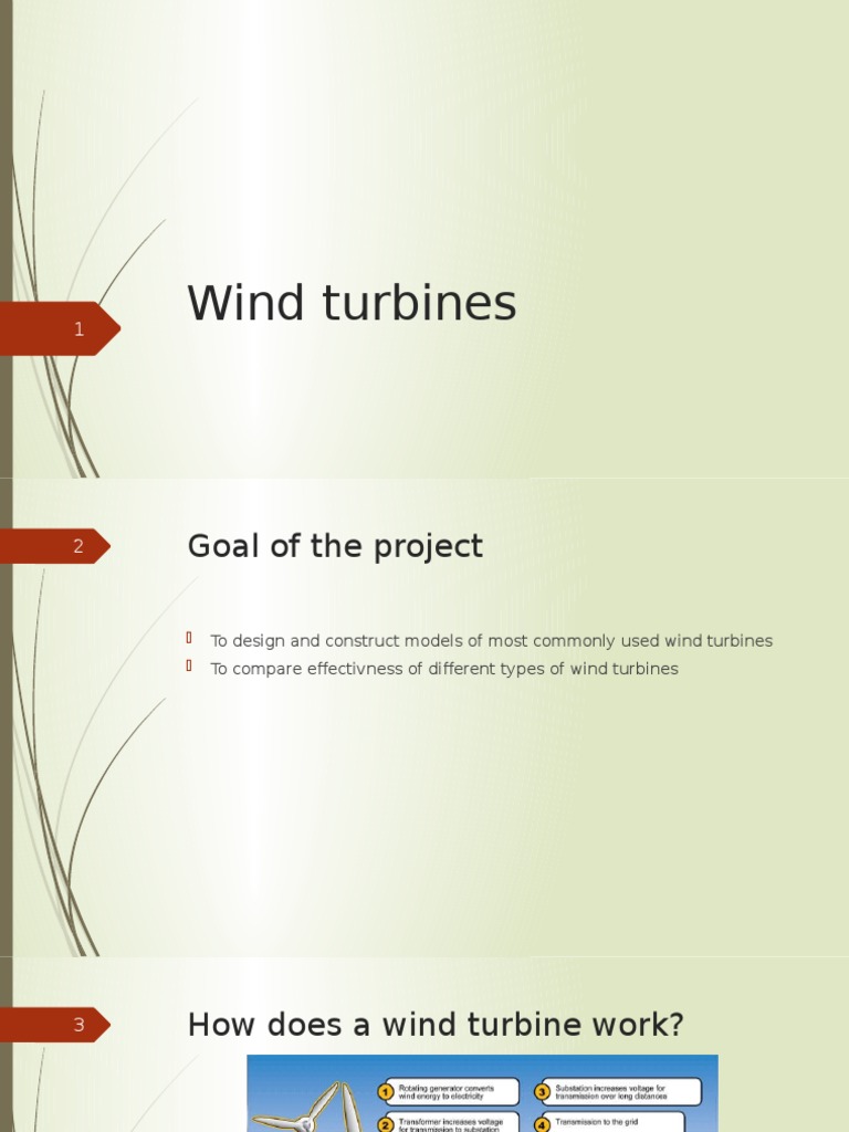 Wind Turbine Design & Comparison | PDF