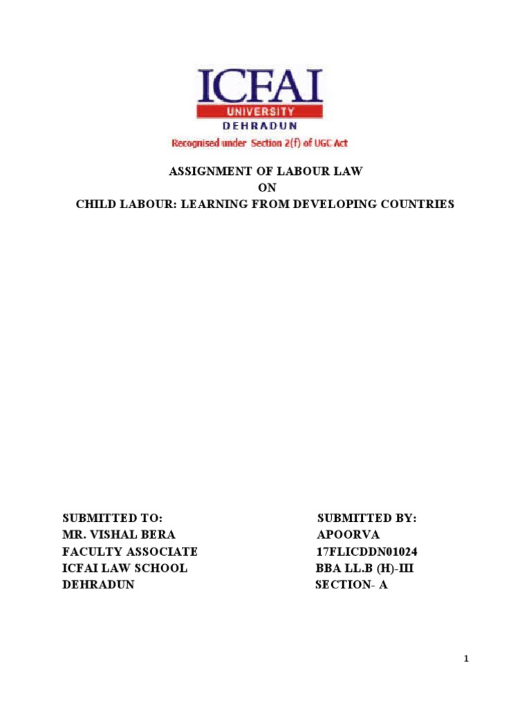 Introduction To Child Labour | PDF | Child Labour | Child Abuse