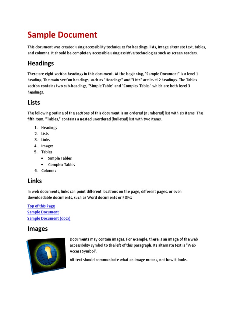 Sample Document | PDF | World Wide Web | Internet & Web