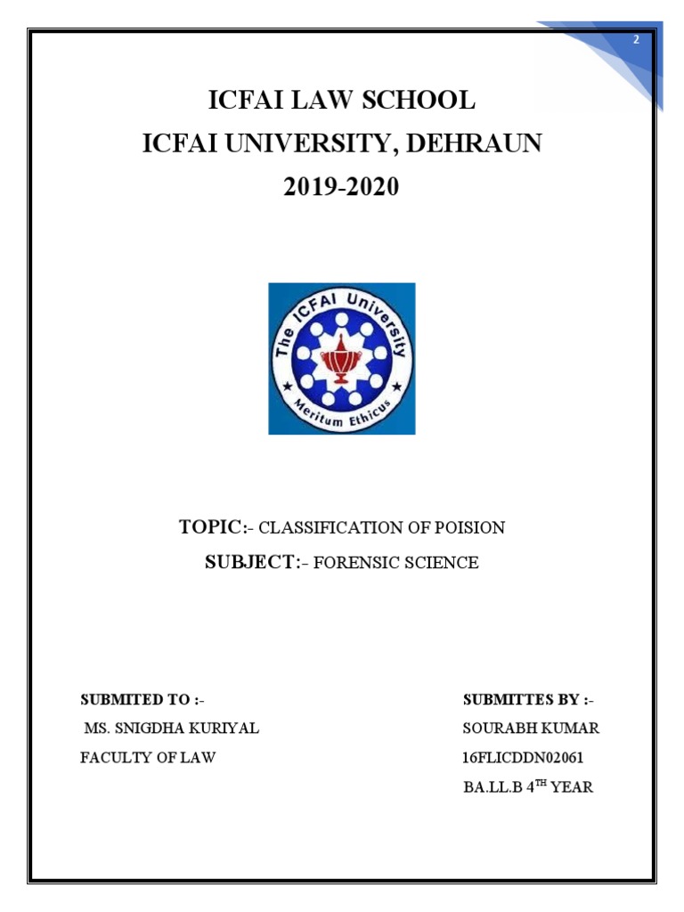 Classification of Poision | PDF | Poison | Hydroxide