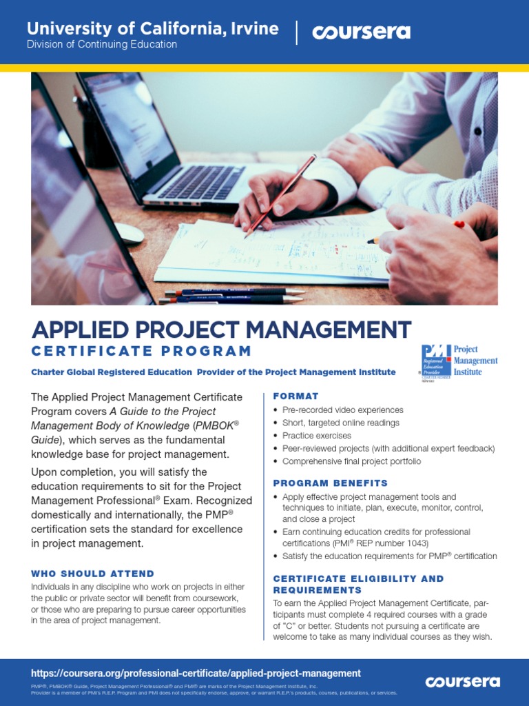 AppliedPM Flyer Su17 Updated | PDF | Project Management Professional ...