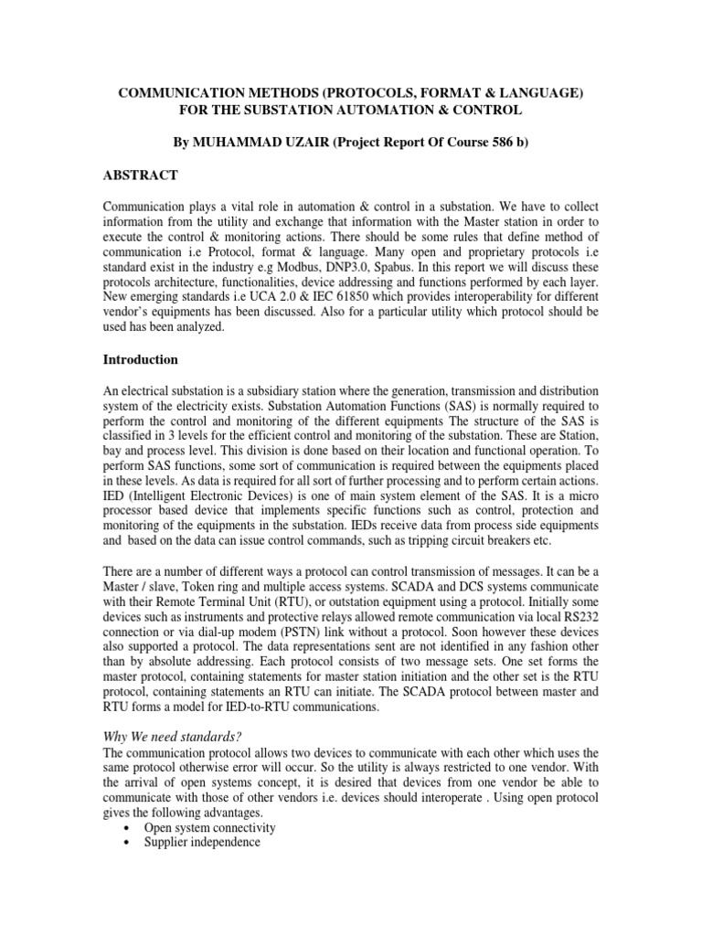 Communication Methods For SAS | PDF | Osi Model | Transmission Control ...