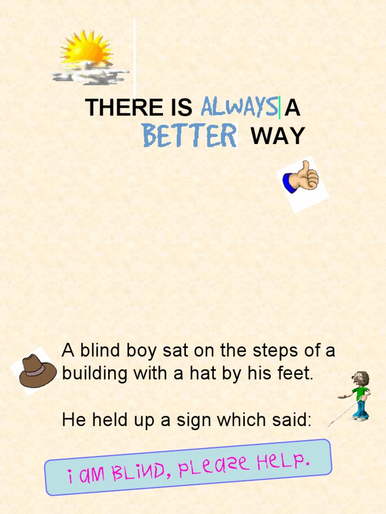 There Is Always A Better Way 325 147 | PDF