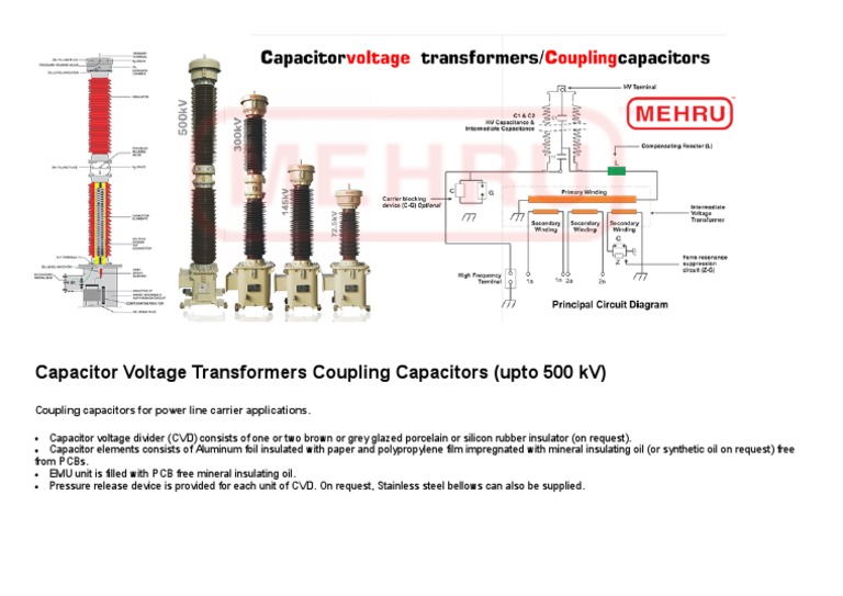 Capacitor Voltage Transformer | PDF