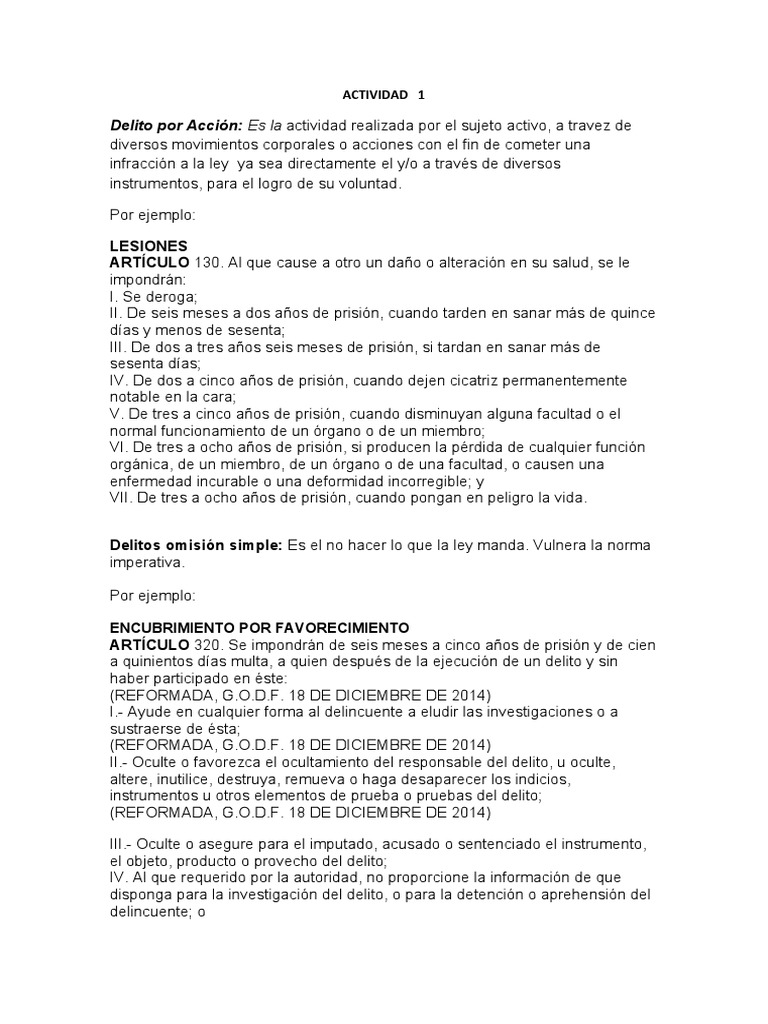 Actividad 1, 2 e Integradora M5 - U2 - S4 | PDF | Derecho penal | Etica Aplicada