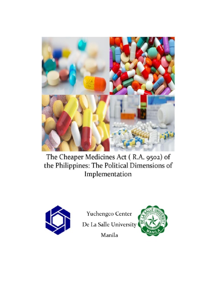 The Cheaper Medicines Act RA 9502 of The | PDF | Generic Drug | Certiorari