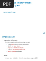 Lean Cheat Sheet | PDF | Business Process Management | Business Process