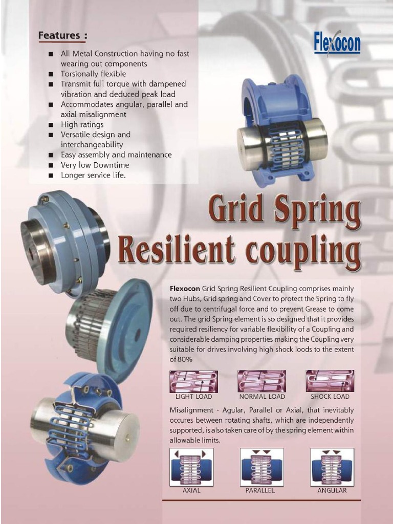 Flexocon Grid Resilient Coupling | PDF