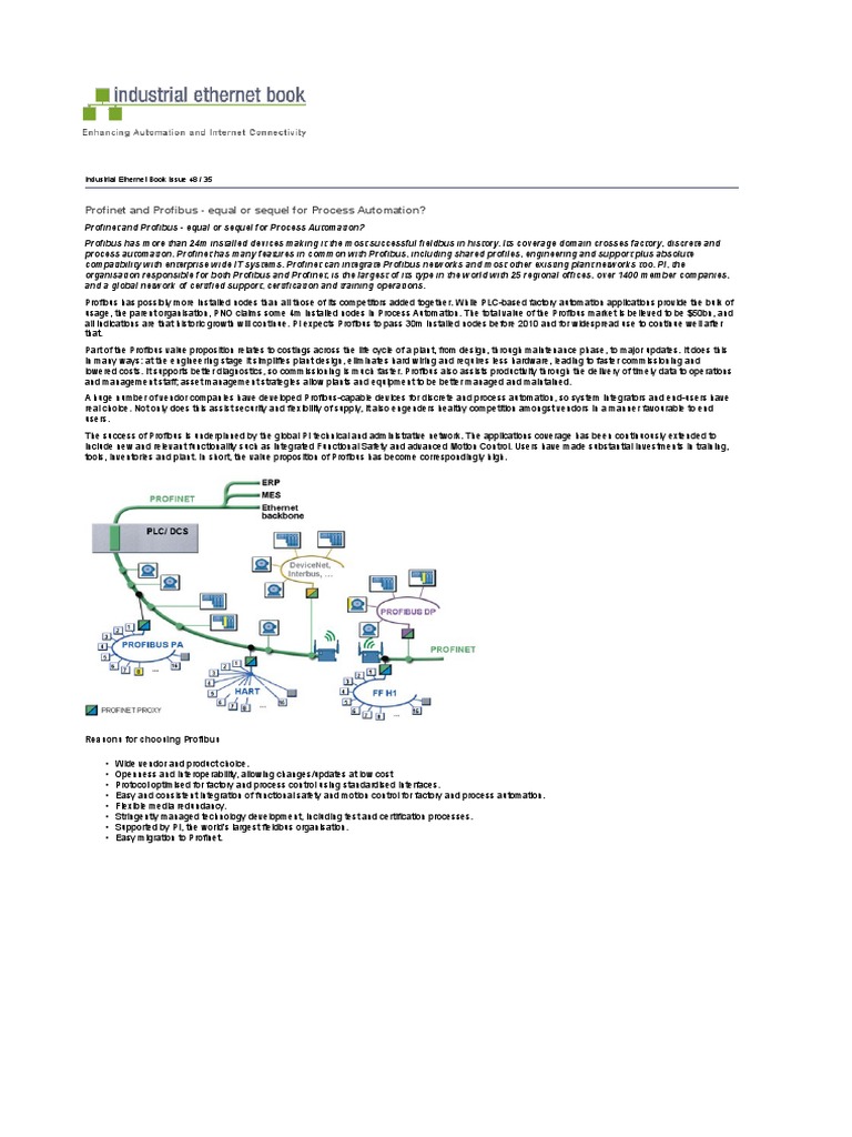 Profibus | PDF | Automation | Programmable Logic Controller