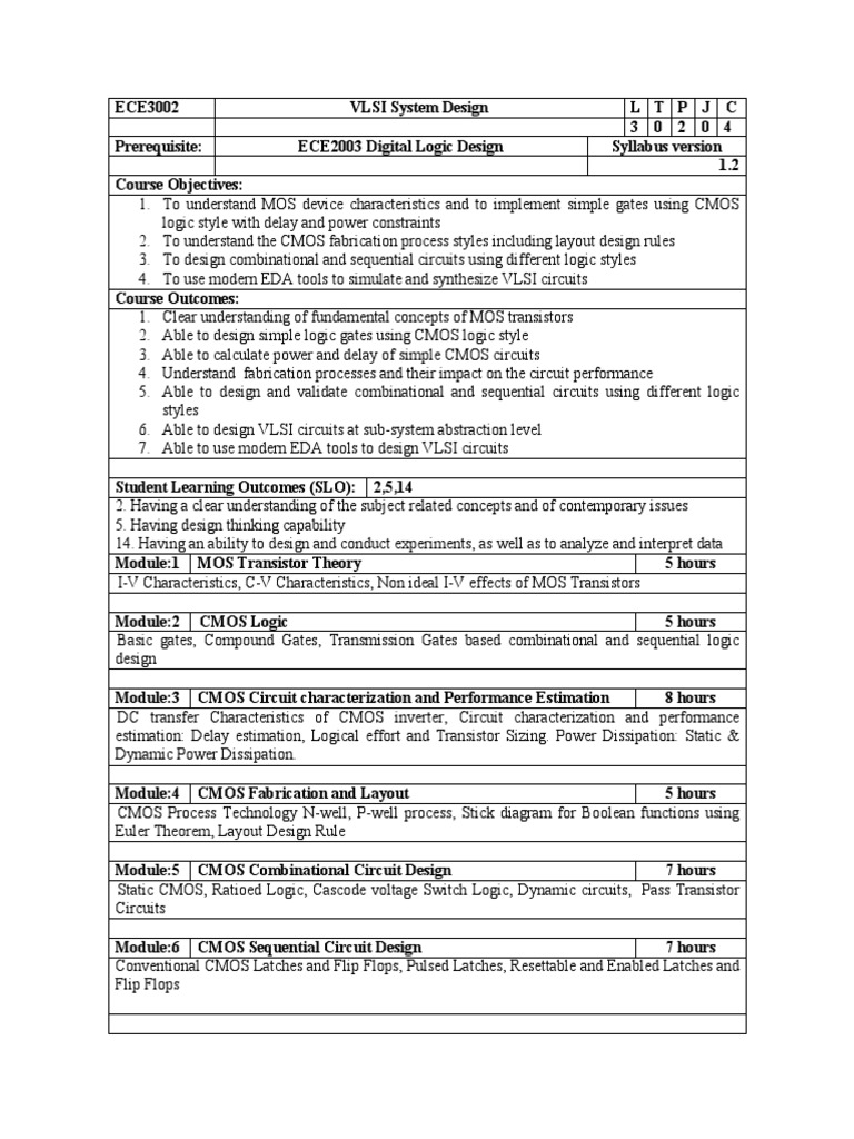 ECE3002 | PDF | Cmos | Logic Gate