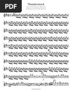Thunderstruck Guitar Tabs & Notes | PDF
