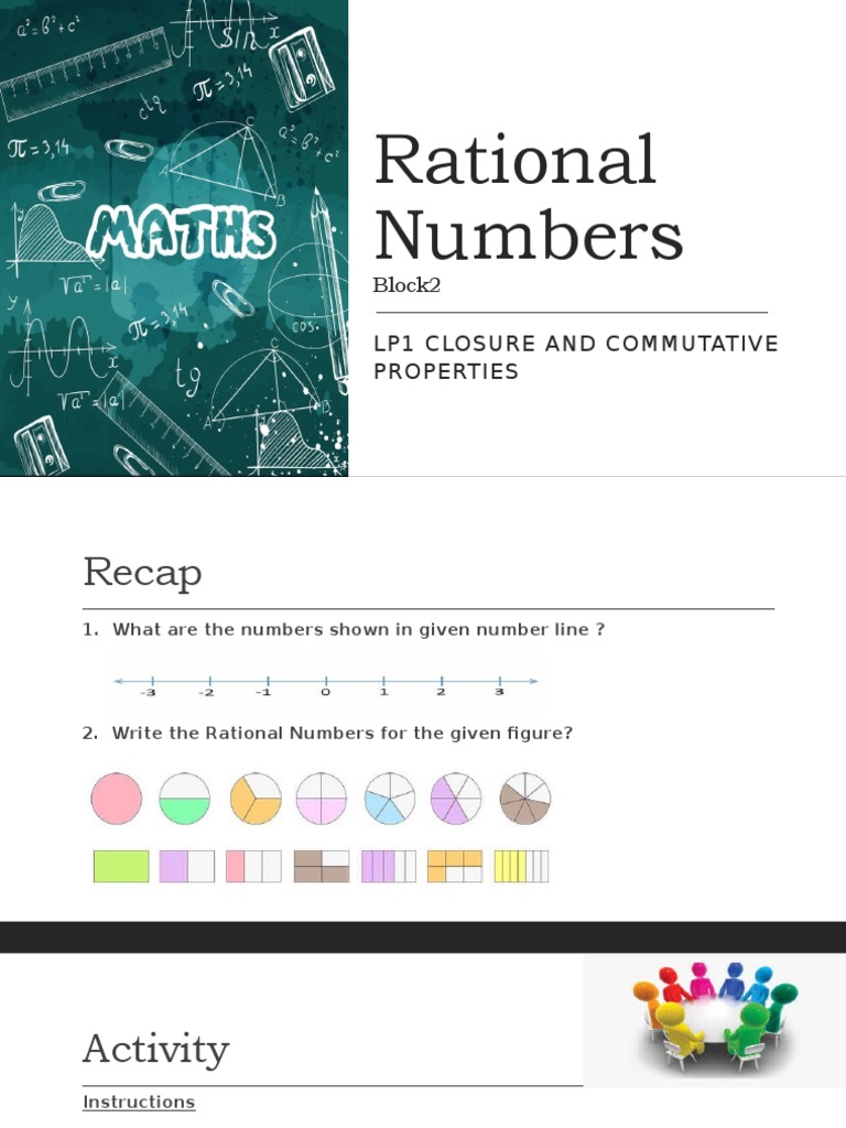 Rational Numbers Properties | PDF