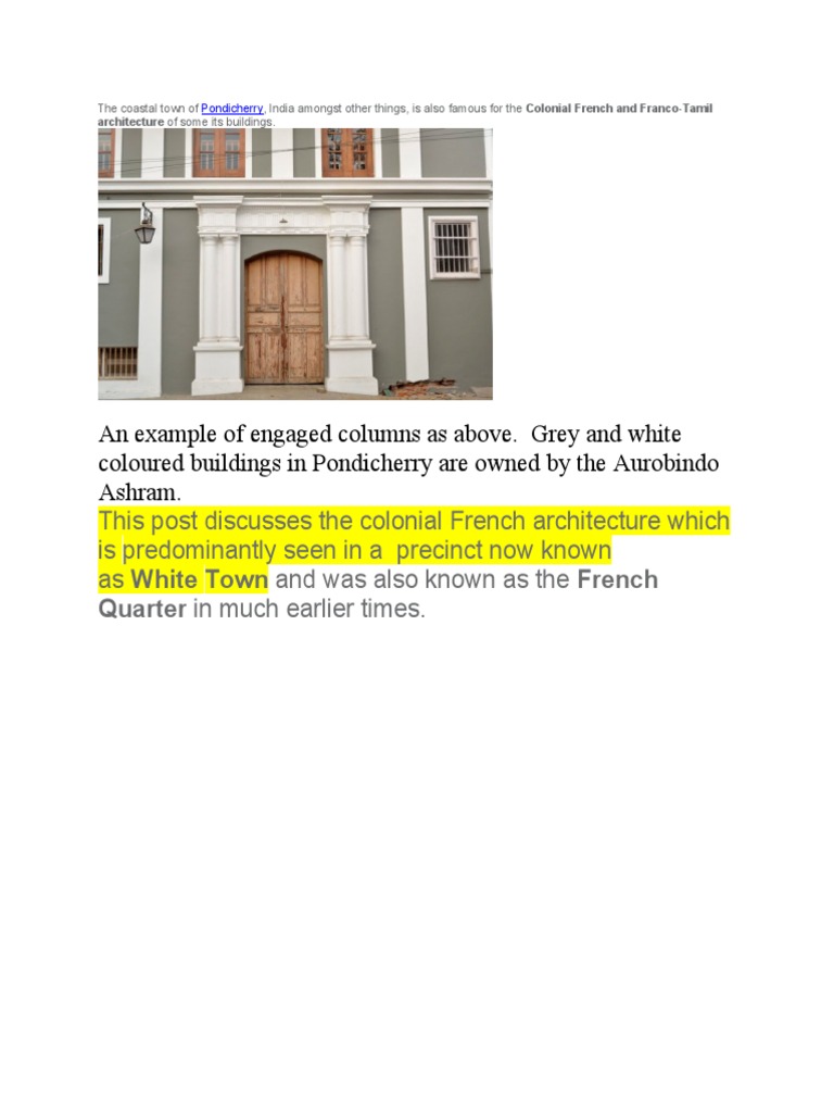 An Example of Engaged Columns As Above. Grey and White Coloured ...