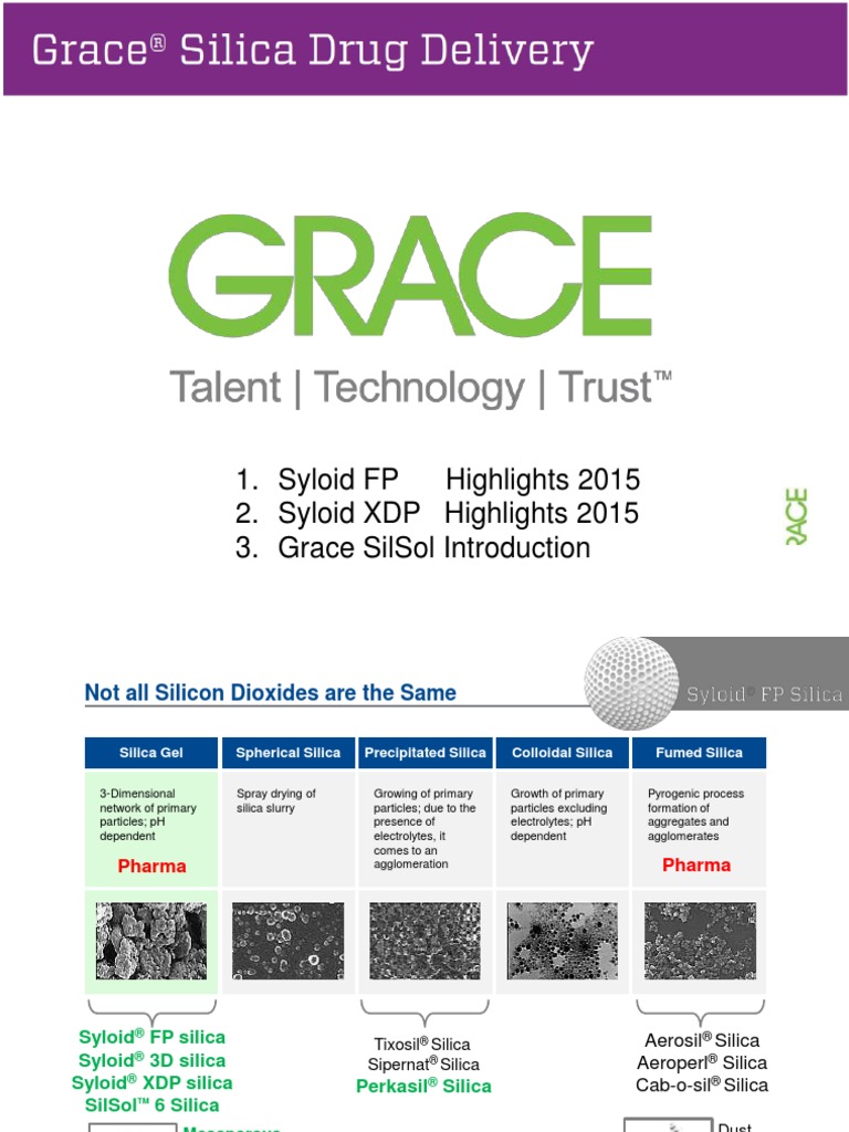 Syloid Moisture Scavanger | PDF | Pharmaceutical Formulation | Tablet ...
