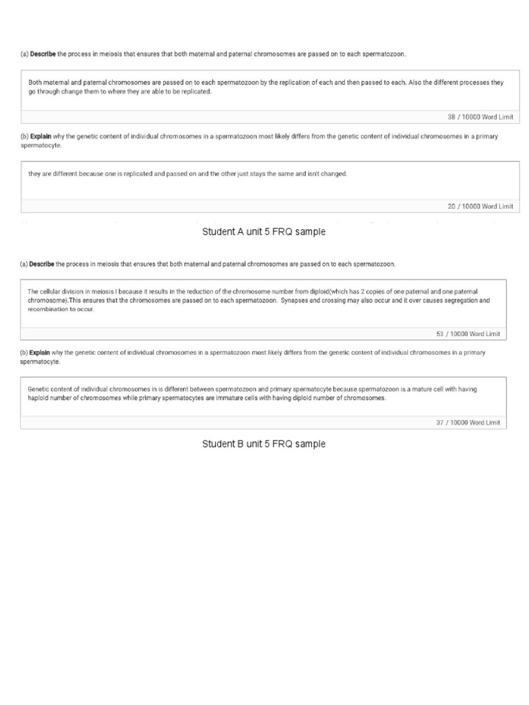 Unit 3 Student Samples | PDF