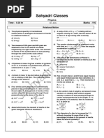 Physics BITSAT Question Bank | PDF | Force | Electronvolt
