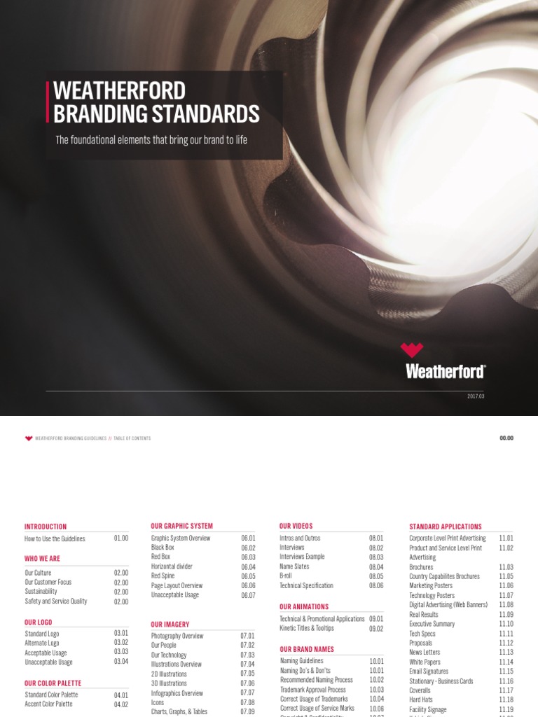 Weatherford Branding Standards: The Foundational Elements That Bring ...