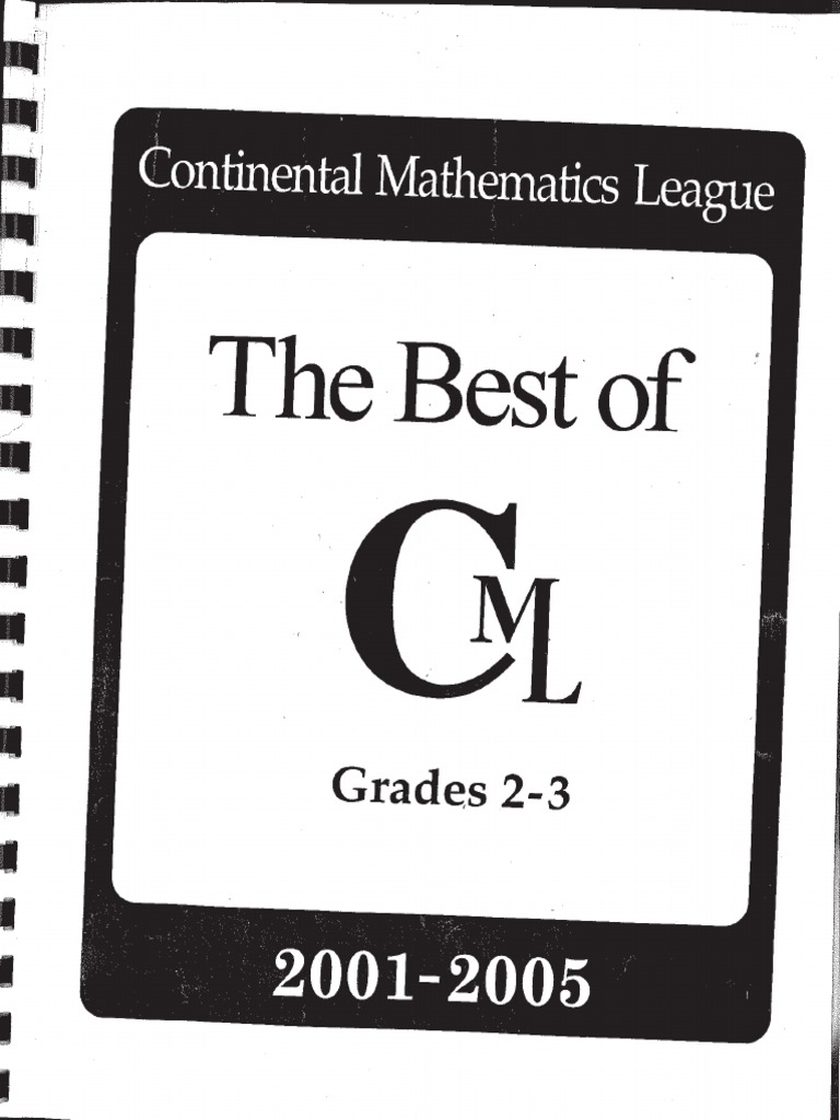 CML Math Grades 2 To 3 PDF | PDF