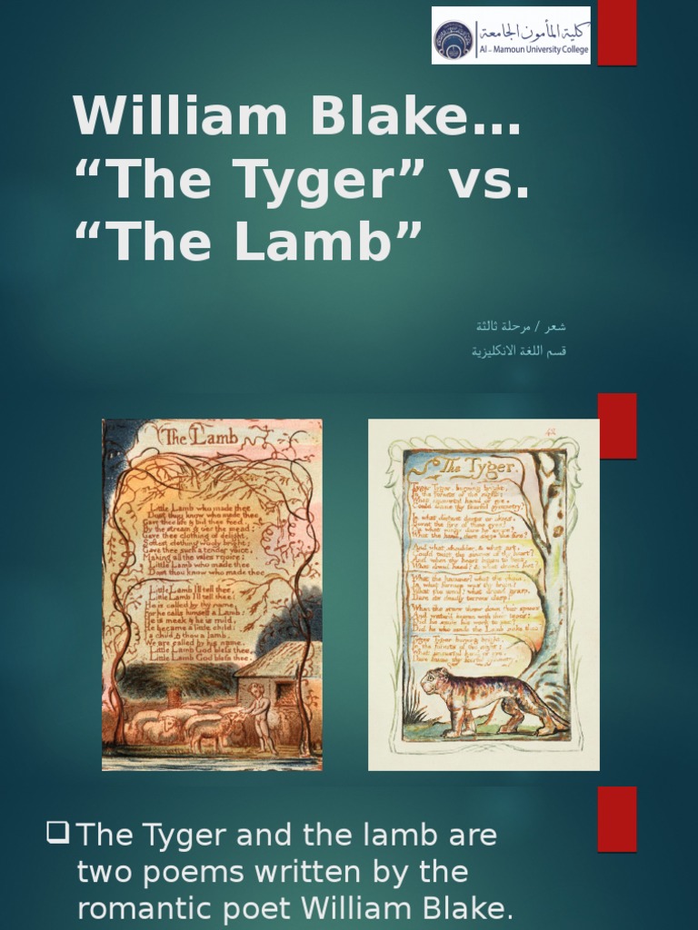 William Blake | PDF | Lamb Of God | William Blake