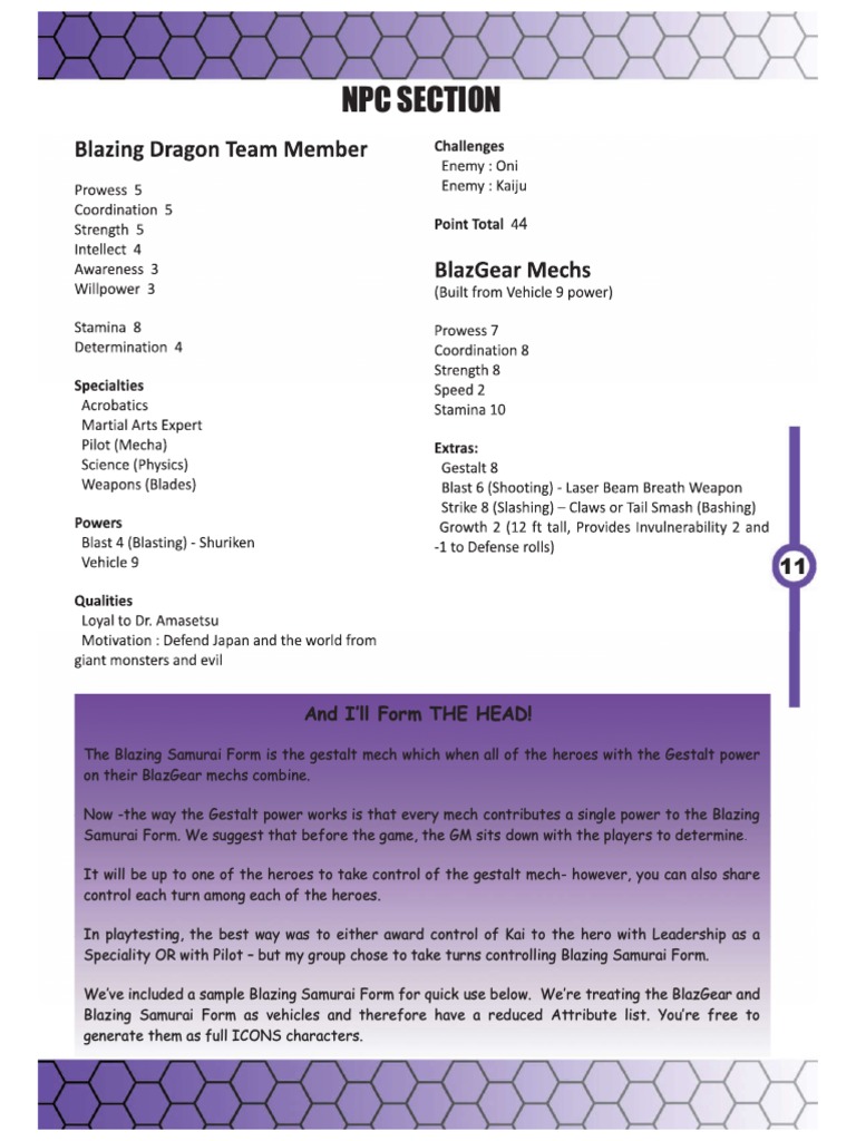 NPC Section: and I LL Form THE HEAD! | PDF | Sports | Leisure