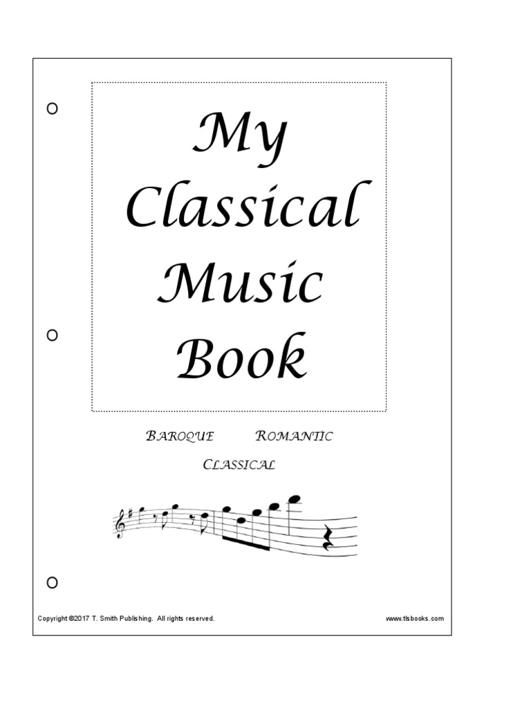 My Classical Music Book: Aroque Omantic Lassical | PDF | Classical ...