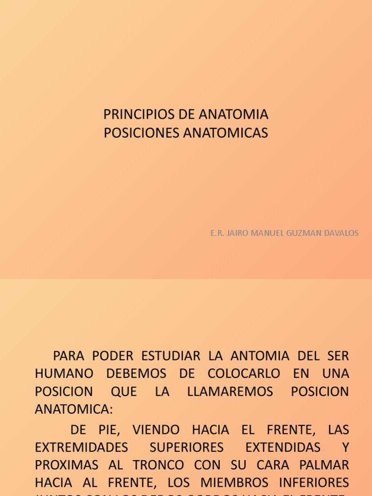 Anatomical principles and planes: Understanding human body positioning ...