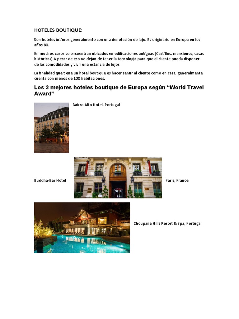 HOTELES | PDF | Hotel | Turismo