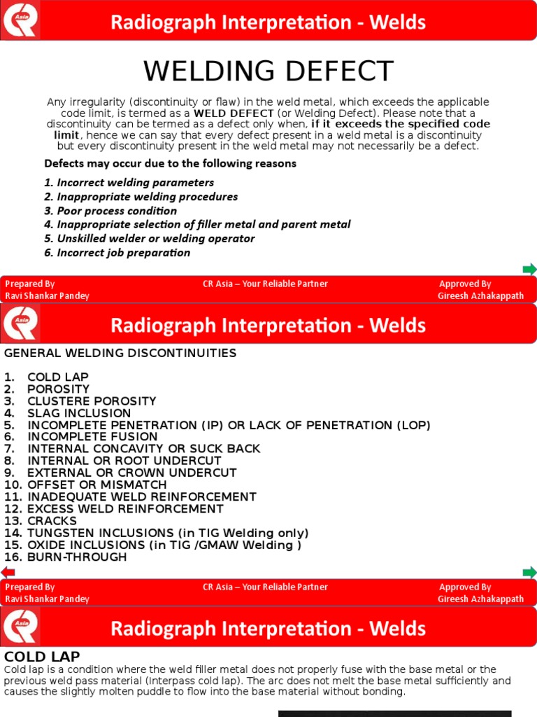 Radiograph Interpretation - Welds | PDF | Welding | Construction