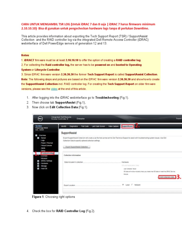 How To Collect TSR LOG | PDF
