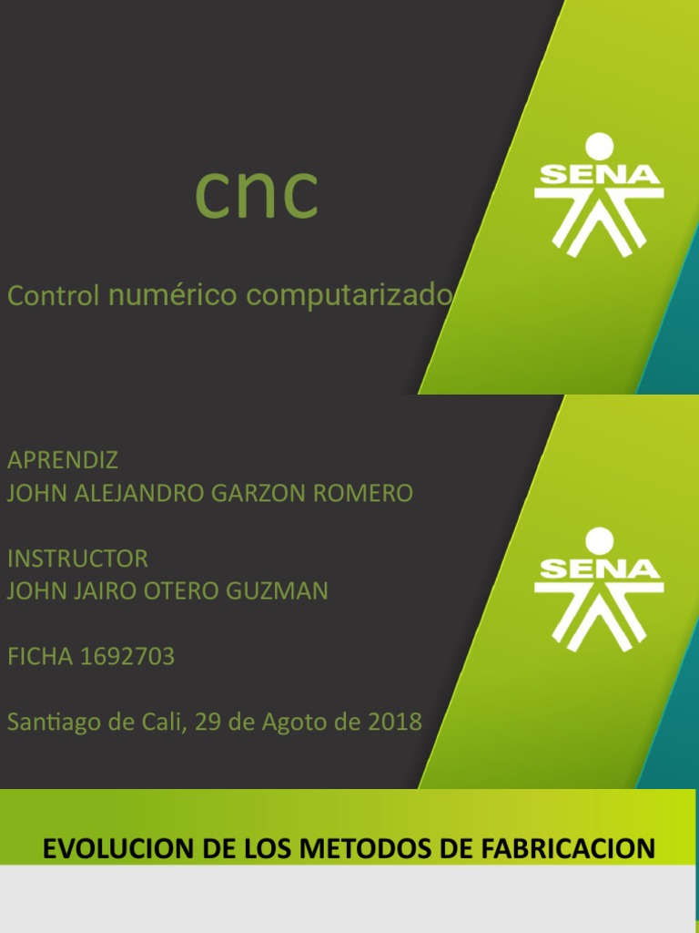 Control Numerico Computarizado | PDF | Control numerico | Herramienta ...