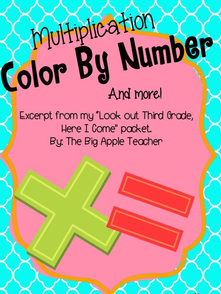 And More!: Excerpt From My "Look Out Third Grade, Here I Come" Packet ...