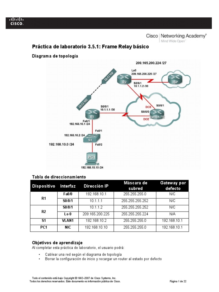 Frame Relay | PDF | Protocolos de internet | Enrutador (Computación)