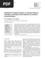 Journal of Advanced Nursing - 2008 - Elo - The Qualitative Content Analysis Process | PDF ...