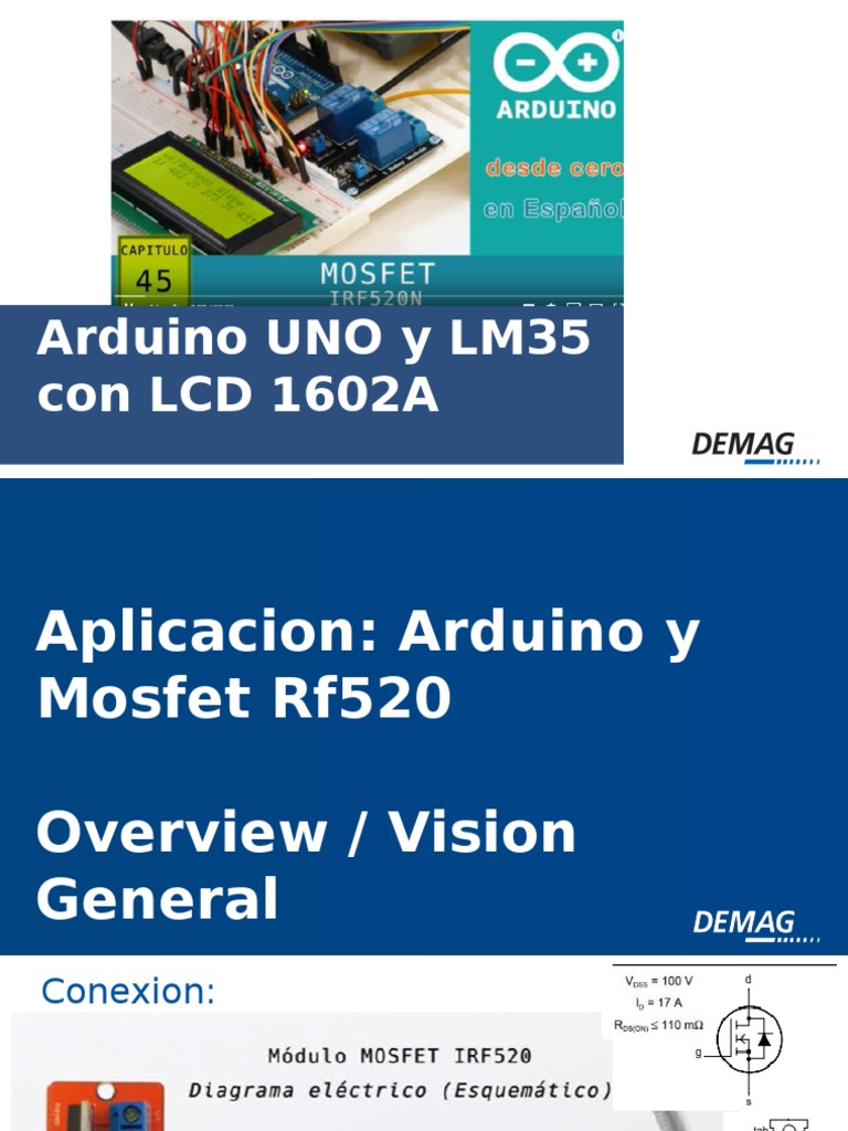 Arduino UNO y LM35 Con LCD 1602A | PDF