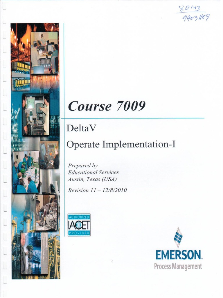 386595580-Emerson-DeltaV-Training-7009 Operate Implemetation PDF | PDF