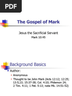 Chronology of The Four Gospels | PDF | Ministry Of Jesus | Gospel Of John