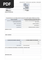 Graphic Design Request Form Template | PDF | Graphic Design | Computing