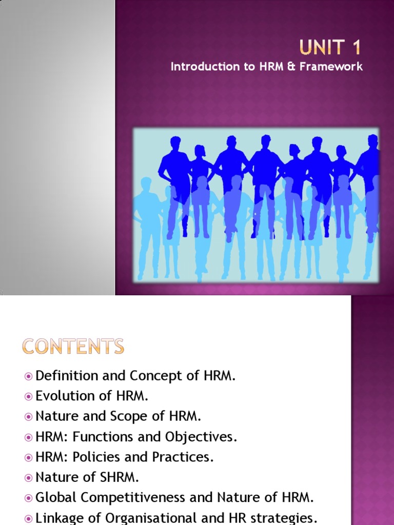 Unit 1-IHRM | PDF | Human Resource Management | Employment